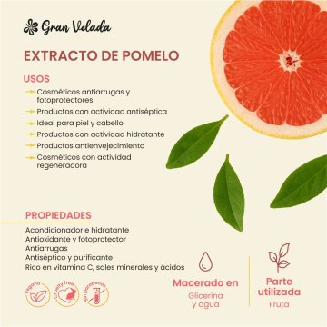 Extracto de pomelo | Cosmética natural en línea Capacidad 100 ml
