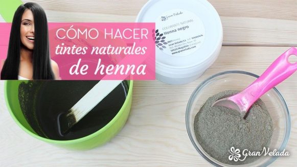 Hacer tintes naturales de henna para el pelo en casa